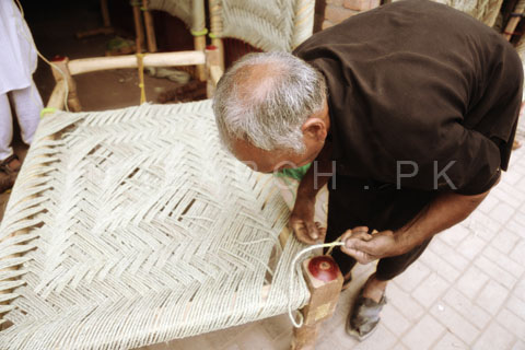 Old Charpai from rural Pakistan - Insearch.pk